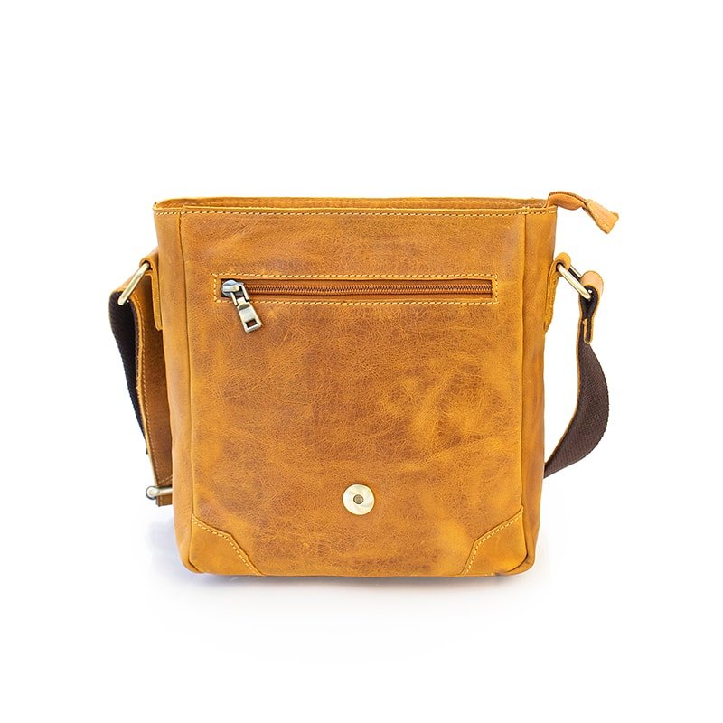 Columbia Buckle Messenger Bag - PRIMEHIDE Leather